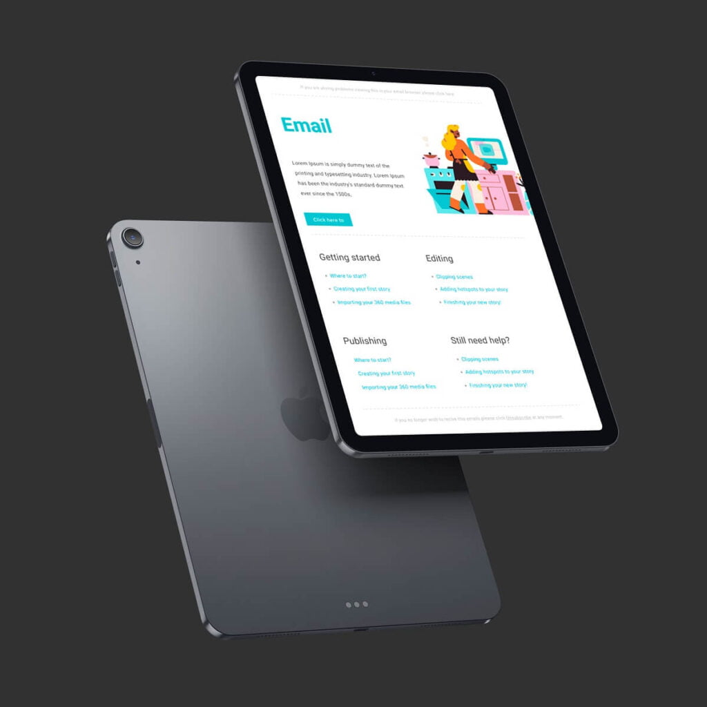 Custom email template design | ISG Designs