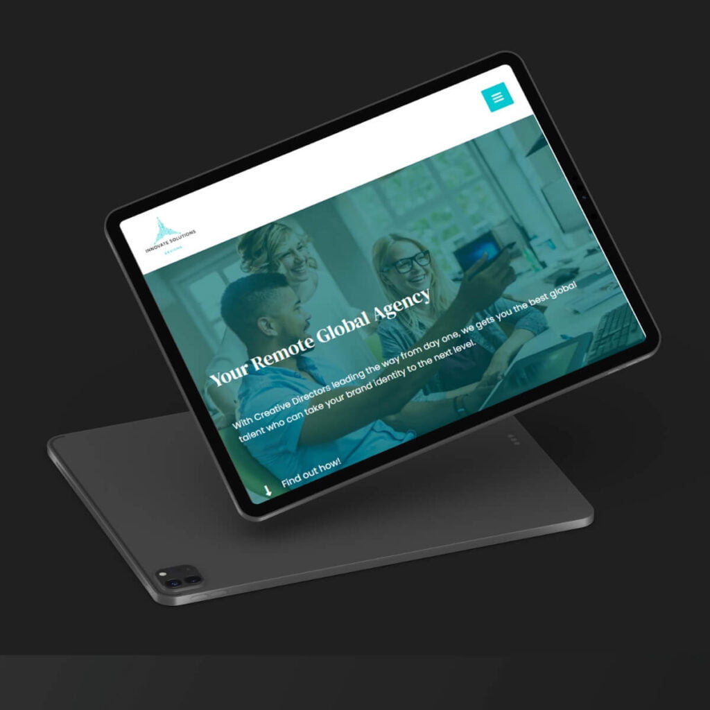 Custom website header design | ISG Designs